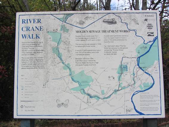 Modgen sewage treatment works sign – Sue Palmer – artist, maker, producer