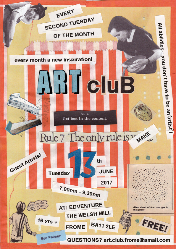 Making time and space: Art Club – Sue Palmer – artist, maker, producer